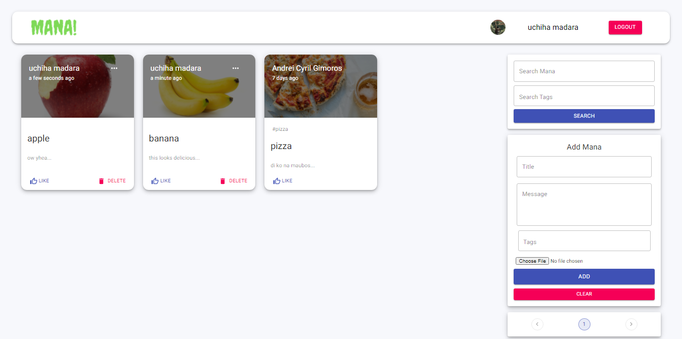 Mana: Food Sharing Platform